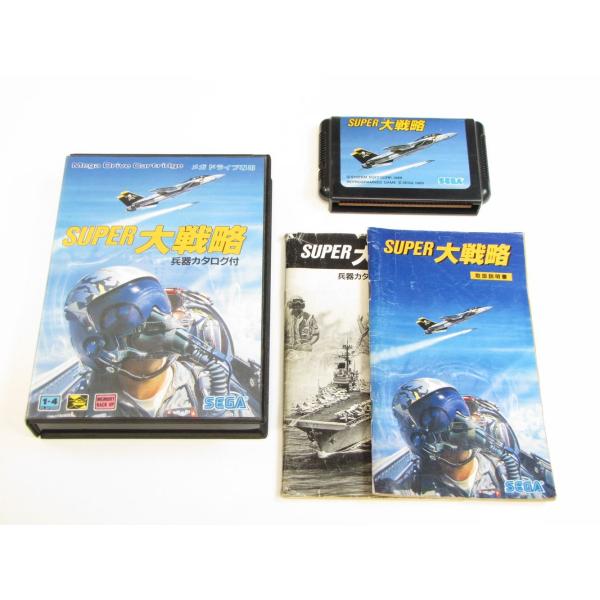 （中古品）スーパー大戦略 MD メガドライブ【商品説明】※掲載されている商品の写真は代表写真となっておりますので、外箱、説明書、リモコン等は付属しない場合がございます。用途機能として最低限の付属品はお送りいたしますが、気になる方はご購入前に...