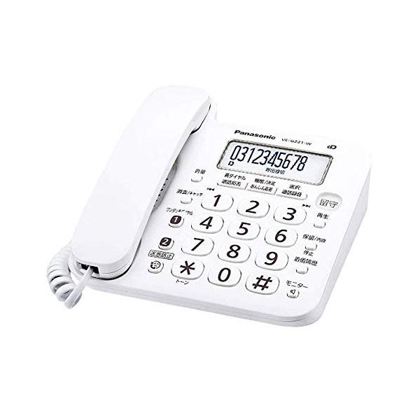 （中古品）パナソニック(Panasonic) パナソニック デジタル電話機 VE-GZ21-W (親機のみ・子機無し） 迷惑電話対策機能搭載【商品説明】※掲載されている商品の写真は代表写真となっておりますので、外箱、説明書、リモコン等は付属...