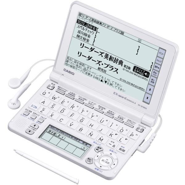 （中古品）CASIO Ex-word 電子辞書 XD-GF9800 音声対応 100コンテンツ 英語プロフェッショナルモデル 5.7型液晶クイックパレ【商品説明】※掲載されている商品の写真は代表写真となっておりますので、外箱、説明書、リモコ...