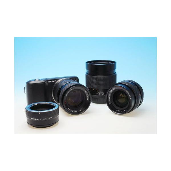 （中古品）RAYQUAL マウントアダプター CY-SαE (レンズ)コンタックスヤシカ-(ボディ)ソニーαE (日本製)【商品説明】※掲載されている商品の写真は代表写真となっておりますので、外箱、説明書、リモコン等は付属しない場合がござい...