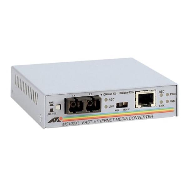 （中古品）Allied Telesyn AT-MC102XL Fast Ethernet Media Converter by Allied Tele【商品説明】※掲載されている商品の写真は代表写真となっておりますので、外箱、説明書、リモコ...