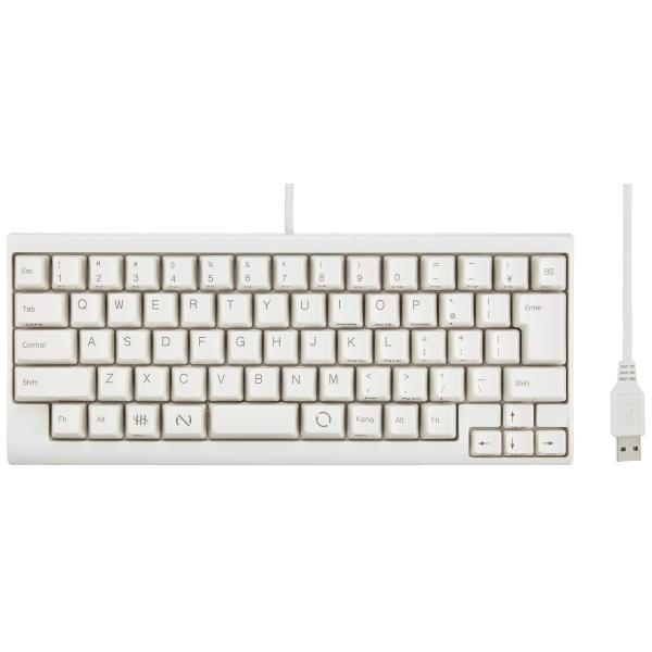 （中古品）PFU Happy Hacking Keyboard Lite2 日本語配列かな印字なし USBキーボード ホワイト PD-KB220W/U【商品説明】※掲載されている商品の写真は代表写真となっておりますので、外箱、説明書、リモコ...