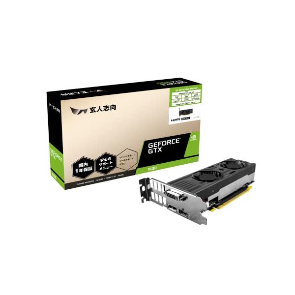 （中古品）玄人志向 NVIDIA GeForce GTX1630 搭載 グラフィックボード GDDR6 4GB GALAKURO GAMINGモデル 【商品説明】※掲載されている商品の写真は代表写真となっておりますので、外箱、説明書、リモコ...