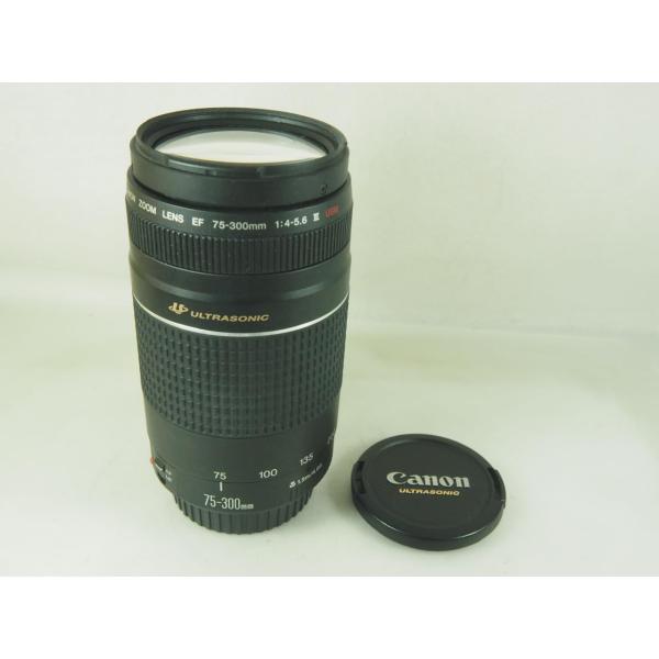 （中古品）Canon AFレンズ EF 75-300mm F4-5.6 III USM【商品説明】※掲載されている商品の写真は代表写真となっておりますので、外箱、説明書、リモコン等は付属しない場合がございます。用途機能として最低限の付属品は...