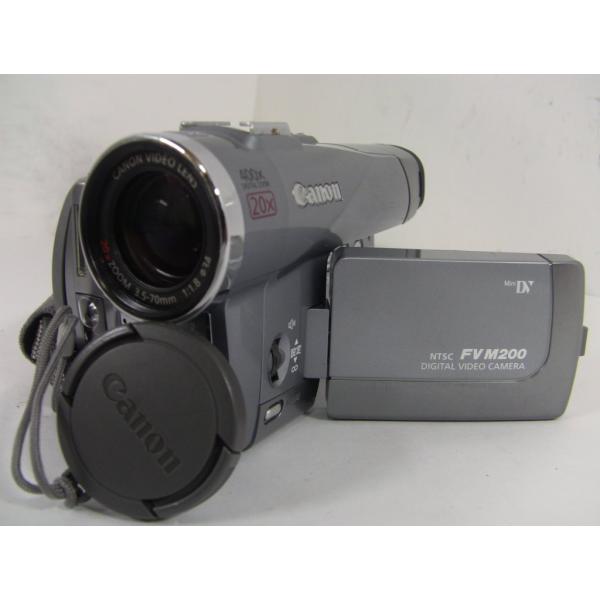 （中古品）Canon キャノン DM-FV M200 デジタルビデオカメラ miniDV【商品説明】※掲載されている商品の写真は代表写真となっておりますので、外箱、説明書、リモコン等は付属しない場合がございます。用途機能として最低限の付属品...