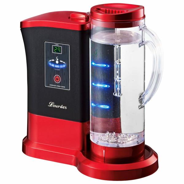 （中古品）高濃度水素水生成器 Lourdes (ワインレッド)【商品説明】※掲載されている商品の写真は代表写真となっておりますので、外箱、説明書、リモコン等は付属しない場合がございます。用途機能として最低限の付属品はお送りいたしますが、気に...