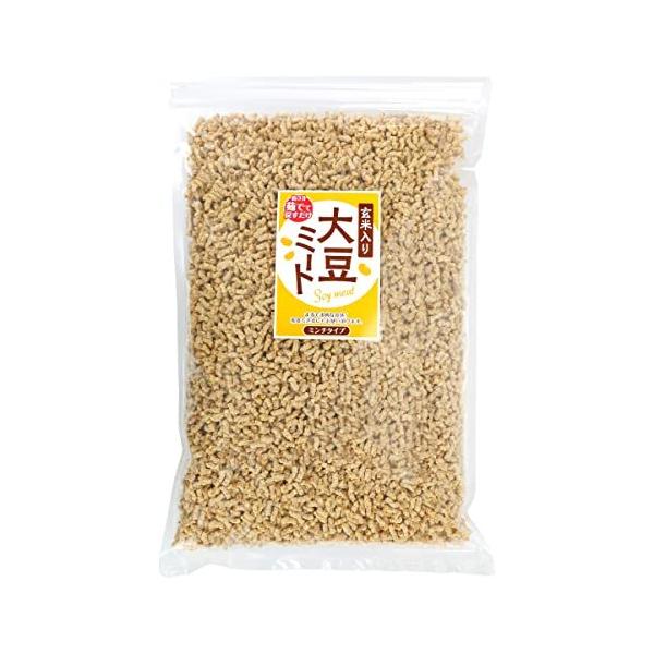 「商品情報」「主な仕様」【水戻しタイプの大豆ミート】約3分茹でて戻すだけで手軽に食べられる大豆ミートです。ミンチタイプになっており、食べる量や料理で使う量に合わせて調整できます。パッケージの上部はチャック式になっており、必要な量だけ使う事が...