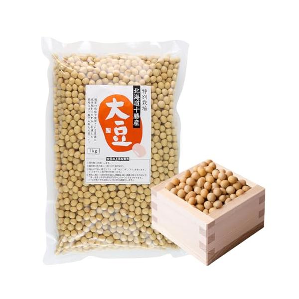「商品情報」「主な仕様」【北海道十勝産大豆】寒暖の差や植物特有の病気に強いのが特徴です。大豆の中でも糖質が高く、口に含んだ際にうま味と甘みをしっかりと感じられます。健康を維持するのに大切なたんぱく質・ビタミン・ミネラル・食物繊維などの栄養が...