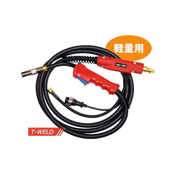 パナソニック PANA 溶接CO2トーチ YT-35CE4（軽量） 適合 350A×3m 1本単価■ CO2、MAG溶接のできる半自動用溶接トーチです。■ コード長さ：3m■ 定格出力電流：350A ■ 軽量なので、疲れを軽減！！■ 適用ワ...
