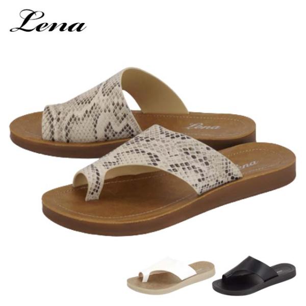 Lena TS133 レディース トングサンダル【対象】レディース 婦人 女性 10代 20代 30代 40代 50代 ミセス お母さん ママ ティーン 高校生 大学生 ギャル【特徴】ミュール サンダル トング 親指 鼻緒 リゾートサンダル...