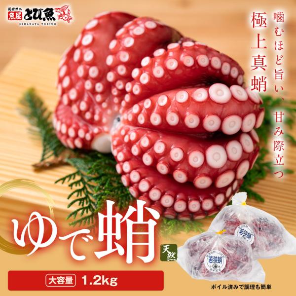 【オススメポイント】ボイル済みで調理簡単！解凍後すぐ使える万能食材。身が締まり甘みが強い。噛むほど旨味が広がる。丁寧なタコつぼ漁で傷が少なく、鮮度・品質◎。栄養豊富で健康をサポートする優秀食材。高たんぱく・低カロリーでダイエットや筋肉維持に...