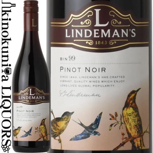 Lindeman's Bin Pinot Noirリンデマンズ　ビン99　ピノ・ノワール色：赤ワイン味わい：ミディアムボディヴィンテージ：品名に記載産地：オーストラリア品種：ピノノワール主体ALC度数：＿%飲み頃温度：13℃前後キャップ仕様...