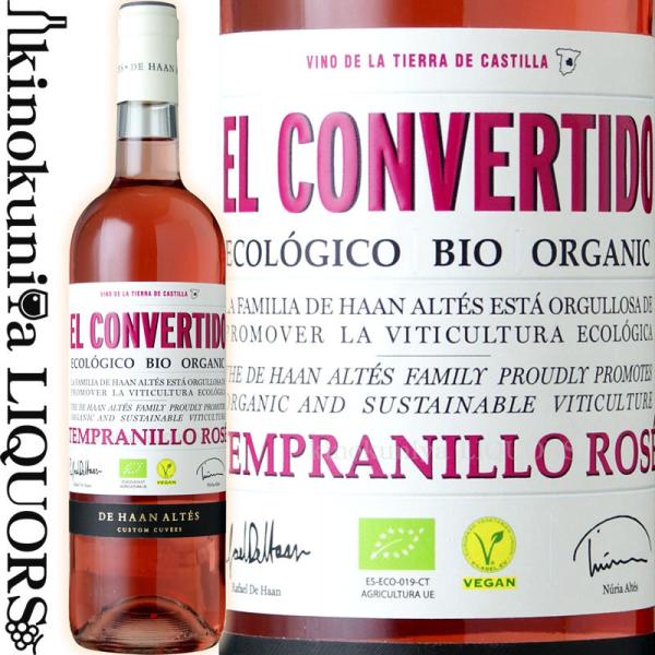 EL CONVERTIDO TEMPRANILLO ROSEエル・コンベルティード ロゼ色 ロゼワイン味わい 辛口ヴィンテージ品名に記載産地 スペイン カスティーリャ・ラ・マンチャ原産地呼称 ビノ・デ・ラ・ティエラ・デ・カスティーリャ品種 ...