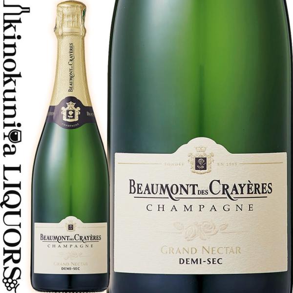 BEAUMONT DES CRAYERES GRAND NECTARボーモン・デ・クレイエール グラン・ネクター色スパークリングワイン　白味わいやや甘口ヴィンテージ品名に記載産地フランス　シャンパーニュ原産地呼称A.O.C.シャンパーニュ品...