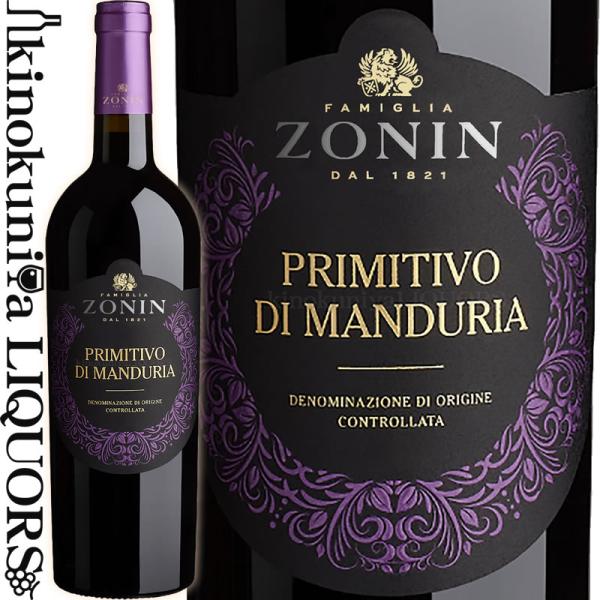 ゾーニン Primitivo di Manduriaプリミティーヴォ・ディ・マンドゥリア DOC色：赤ワイン味わい：フルボディヴィンテージ：品名に記載産地：イタリア プーリア州・マンドゥリア格付：DOC プリミティーヴォ・ディ・マンドゥリア...