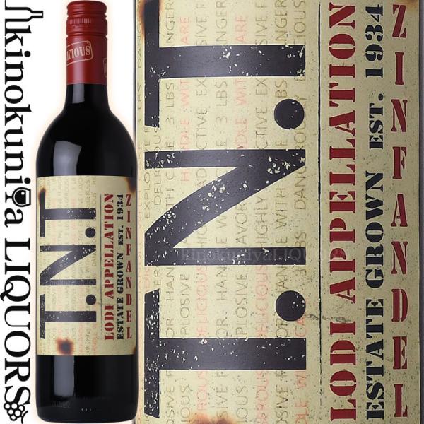 T.N.T Zinfandel Estate Grown Lodiティー・エヌ・ティー ジンファンデル エステート・グロウン ロダイ色　赤ワイン味わいヴィンテージ　品名に記載産地　アメリカ カリフォルニア ロダイ品種　ジンファンデル82%、...