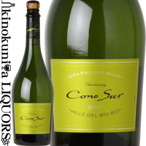 CONO SUR SPARKLING WINE BRUTコノスル スパークリングワイン ブリュット色スパークリングワイン 白味わい辛口ヴィンテージ品名に記載産地チリ ビオ・ビオ・ヴァレー格付D.O. ビオ・ビオ・ヴァレー品種シャルドネ95 ...