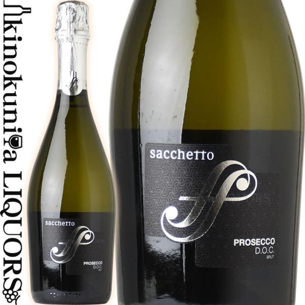 SACCHETTO PROSECCO BRUTサケット　プロセッコ　ブリュット色 スパークリングワイン　白味わい 辛口ヴィンテージ品名に記載産地 イタリア　ヴェネト原産地呼称 D.O.C.品種 グレーラ100％ALC度数 12.0%飲み頃温...