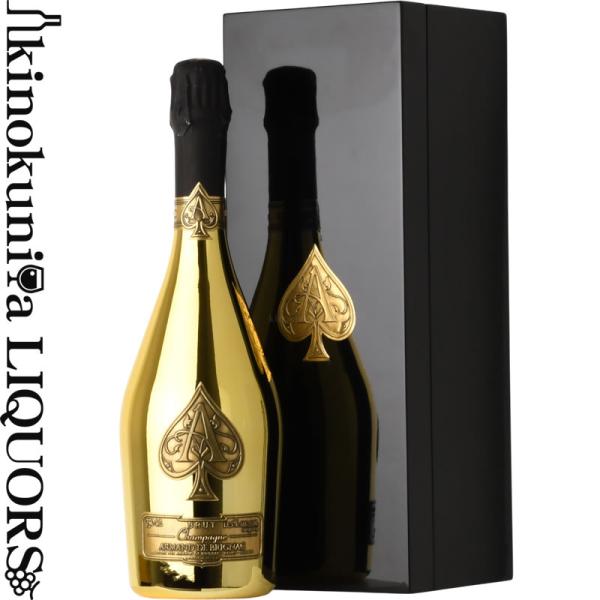 アルマン ド ブリニャック ゴールド [NV] 白 泡 辛口 750ml スパークリングワイン フランス シャンパーニュ ARMAND DE BRIGNAC BRUT GOLD GIFT BOX ギフト用 化粧箱入り シャンパン
