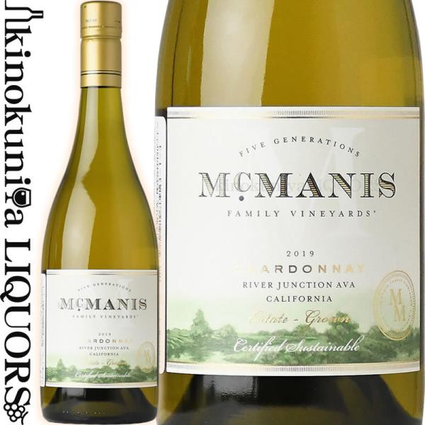 MCMANIS CHARDONNAY RIVER JUNCTIONマックマニス　シャルドネ　リヴァー・ジャンクション色 白ワイン味わい 辛口ヴィンテージ 品名に記載産地 アメリカ　カリフォルニア　リヴァー・ジャンクション原産地呼称 AVA ...