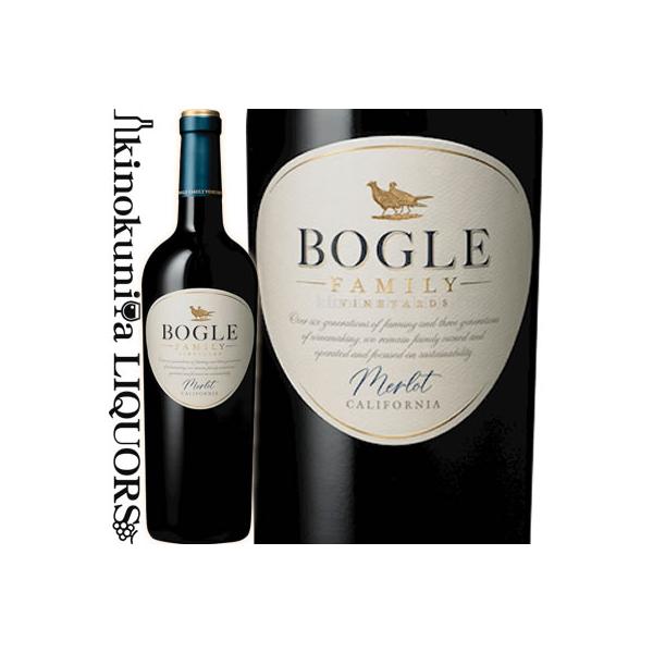 BOGLE MERLOTボーグル　メルロ色：赤ワイン味わい：ミディアムボディヴィンテージ：品名に記載産地：アメリカ カリフォルニア州品種：メルローALC度数：14.5%飲み頃温度：14〜16℃キャップ仕様：◆醸造：熟成：アメリカン・オークで...