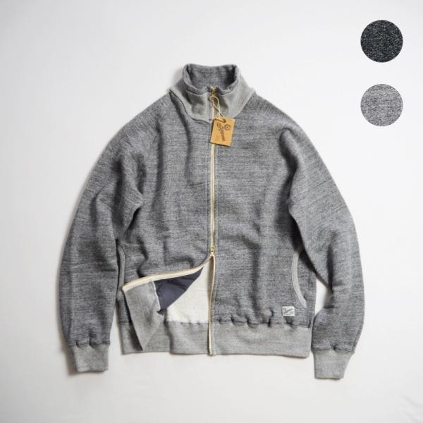 Kepani / ケパニのジップアップスウェットシャツ、「GREAT SMOKEY」。フワフワとした感触の落ち綿から生成される、いわゆるラフィーコットンを原料に、旧式シンカー編み機で編まれたミディアムウェイトの裏起毛生地。独特の杢感、ふんわ...
