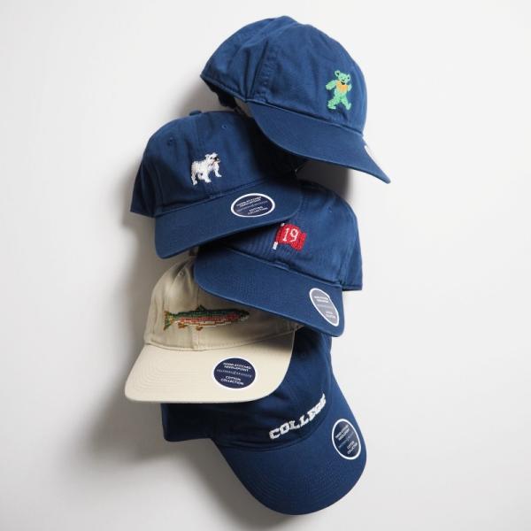 SMATHERS &amp; BRANSON / スマザーズ＆ブランソンによる、コットンベースボールキャップ「NEEDLE POINT HAT」。伝統的手法であるニードルポイントによる立体的な刺繍が、素朴で優しい雰囲気。洗いを掛けたコットン...