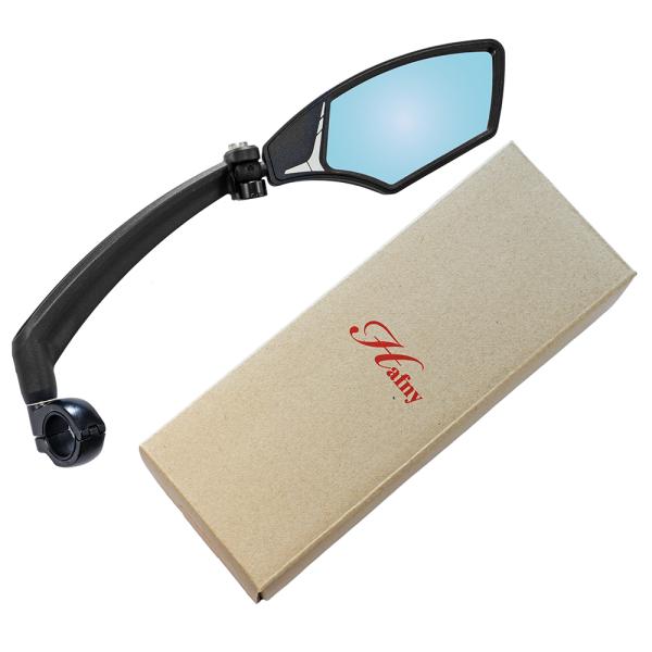 ＜商品の注目ポイント！＞・L.A（ロングアーム）タイプです。 アーム部を長くすることで、より後方確認がしやすい仕様です。・クランプ取付部のワッシャの有無でアームの角度固定・可動が選べます。・ミラー部はたわみの少ないガラス製ブルーラウンドミラ...