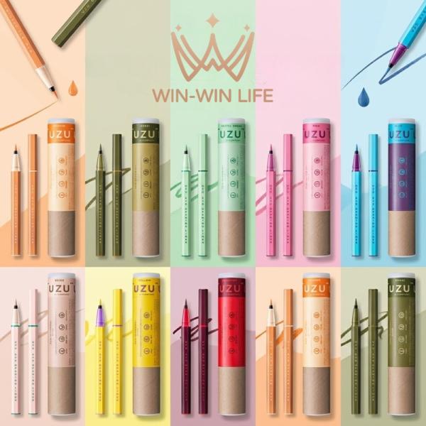 「EYE OPENING LINER（アイオープニングライナー）」は、さらに自由で多彩な色の表現に、より「高み」をめざした発色と機能性を求めて誕生しました。【3つのKey Function】■人間工学に基づく八角形ボトル-鉛筆の八角形は、使...