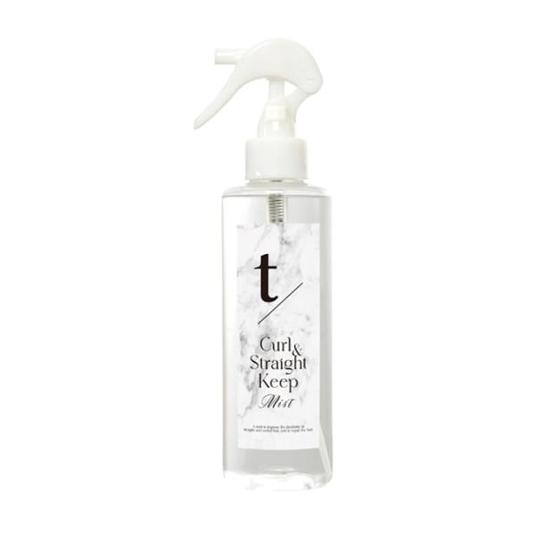 ティースラッシュ カール&amp;ストレートキープミスト 200ml「t/（ティースラッシュ）」より最先端研究から生まれた特許成分、「トステア」配合のヘアアイロン用トリートメントミストが登場。髪を補修して質感をととのえ、まとまりのある美しい...