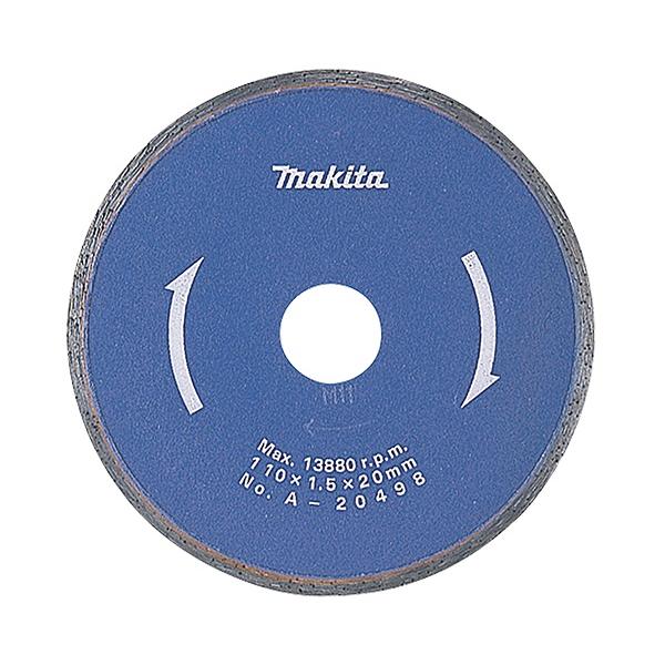 タイル用。【商品詳細】・外径：110mm・厚み：1.5mm・内径：20mm・部品番号：A-20498【適正記号：Ｚ１】・最適：コンクリート、カラーブロック、赤レンガ、ALC、押出し成形セメント、モルタル、ブロック、磁器タイル、陶器タイル、ゆ...