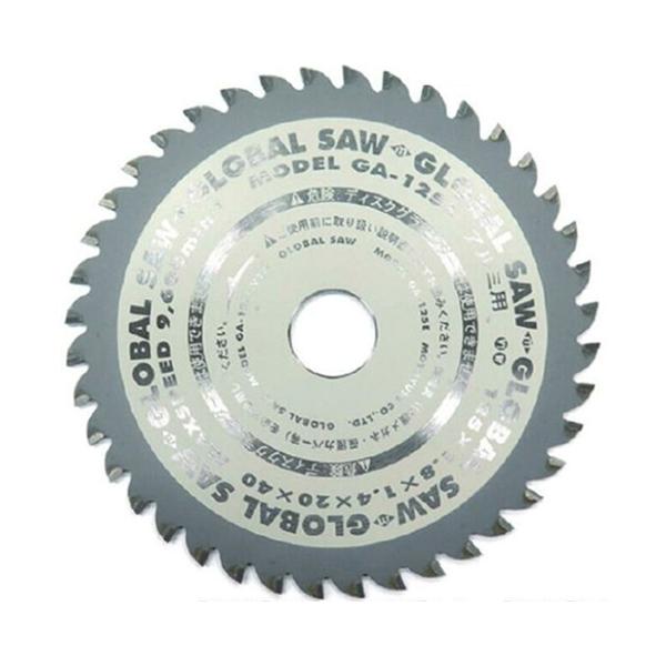 ・アルミ、銅、その他の非鉄金属の薄物切断に最適・超硬チップ硬度と靭性(粘さ)を併せ持つ特殊チップ。耐摩耗性・耐欠損性に優れスムーズに長切れ切断を実現。【用途】アルミサッシ、アルミサイディング、アルミ型材、アルミ板材【仕様】・品番：GA-10...