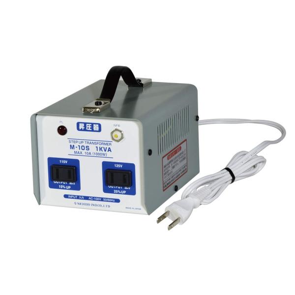 屋内型電圧ドロップ即解消！工具やモーターの焼損、機能低下を防ぐ。・電圧は使うほど、電線を延ばすほど、落ちていきます。・電圧を昇圧させれば工具の能力を100%発揮出来ます。※電圧を15%・25%昇圧する製品です。・出力電圧は入力電圧に比例しま...