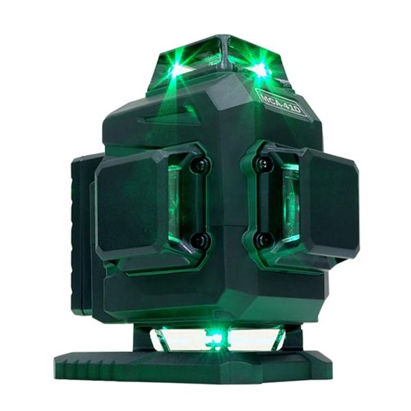 1光源 360° コーンプリズムダイレクトグリーンレーザー墨出し器【特徴】・1光源で360°照射が可能・入隅約10mm、出隅0mmから使用可能・たて2ライン、通芯、矩、鉛直クロス、地墨クロス・よこ2ライン、上部ライン 床から約130mm、下...