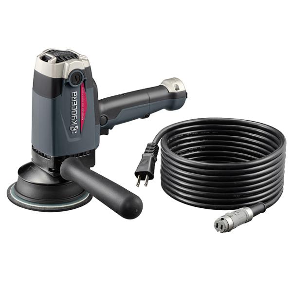 脱着式コード式電子ギヤアクションポリッシャー※画像の脱着式コードは付いておりません。独自のギヤアクション機構車の磨き傷を出さないパッド軌跡負荷をかけても回転が落ちないムラのない仕上がりにφ7.7mmの大きな偏芯量で作業スピードが速くなる変速...