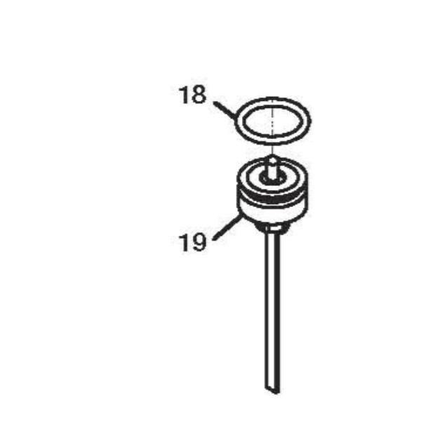 MAX ライトユース 4mmタッカ TA-225LU/4J用メインピストンユニット (TA19113) Oリング付・No.19 メインピストンユニット (4J) (TA19113)・No.18 Oリング 9027 (TA19027)【適合機...