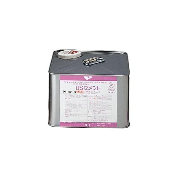 ウレタン樹脂系 溶剤形USセメント NUSC-L 9kg／缶ビニル床タイル・タフテックタイル・ビニル床シート全般（一部機能性床材を除く）・プラート・プラートF・ビニル床材耐湿工法用接着剤・床暖房対応接着剤◎初期粘着力に優れる◎耐湿工法用接着...