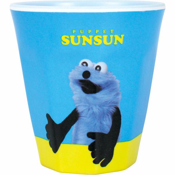 大人気【パペットスンスン/PUPPET SUNSUN】グッズ☆彡人気アイテム《メラミンカップ　約270ml》Twitterで話題の「パペットスンスン」のグッズが新登場！6才のパペット、スンスン。スンスンの日々のできごとが漫画やアニメになって...