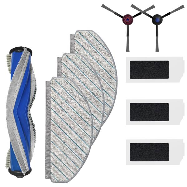 【対応機種】エコバックスロボット掃除機 対応： N20 Pro PLUS/N20 PLUS/N20には対応できるアクセサリー消耗品です。（ご注意：純正品ではありませ）【パッケージ内容】メインブラシ1個サイドブラシ2個抗菌フィルター3個モップ...