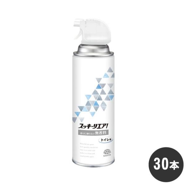 【商品名】スッキーリエア！ トイレ用 無香料【内容量】350ml×30本【生産国・生産地域】日本【成　分】イオン系消臭剤、植物抽出物、エタノール、イソプロピルメチルフェノール(IPMP)【品　名】消臭・芳香剤【用　途】トイレ用【販売元】アー...