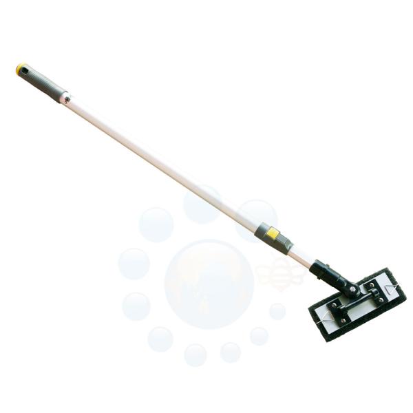 【商品名】ゴシゴシパッドホルダー2 黒パッド クリップ2個付 カチカチ伸縮棒セット【セット内容】ホルダー1個＋パッド1枚、パッドクリップ2個付、伸縮棒【サイズ】ホルダーサイズ：50mm×150mm、パッドサイズ：縦70mm×横170mm×厚...