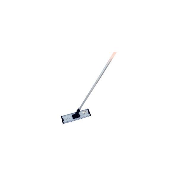 【商品名】フリーハンドル FH40S（アルミ伸縮ハンドル付）［1681］【サイズ】ホルダー：110×400mm、ハンドル：22・25φ×980〜1600mm（伸縮式）【材　質】アルミ・PP【販売元】有限会社アプソン【商品特長】◆フラットタイ...