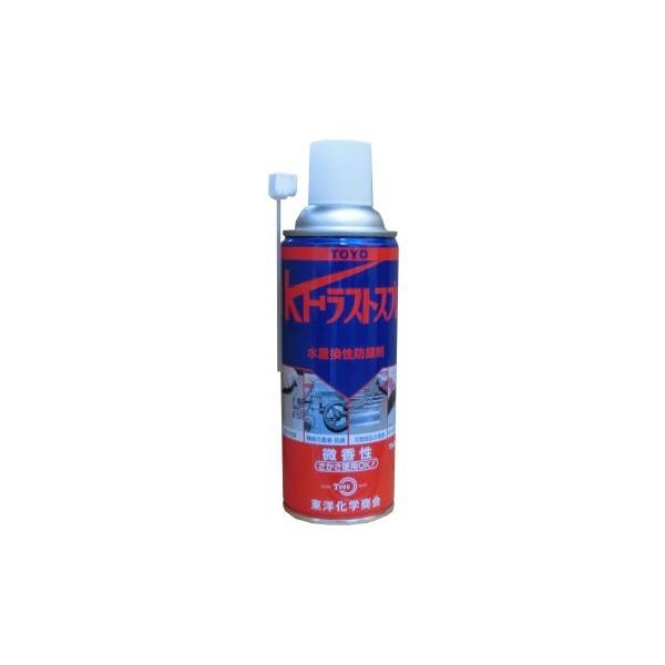 【商品名】KFラストスプレー　TAC-501【内容量】420ml【形　式】エアゾール【用　途】金属商品の防錆・防湿・潤滑剤【成　分】石油系炭化水素・潤滑油基油・非イオン界面活性剤【販売元】株式会社東洋化学商会【商品特長】水置換性防錆剤◆金型...