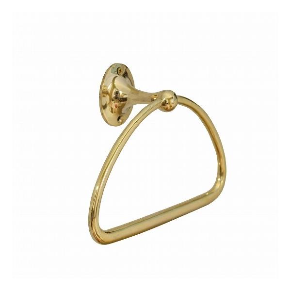 アンティークにもエレガントにも合う手作りアイアン調タオルリング、半円型です。職人によるハンドメイド品で、素材感を活かしたシンプルなデザインで、タオルを掛けることができます。ヨーロピアンアンティーク調にも合います。高級感のある金色で染めていま...