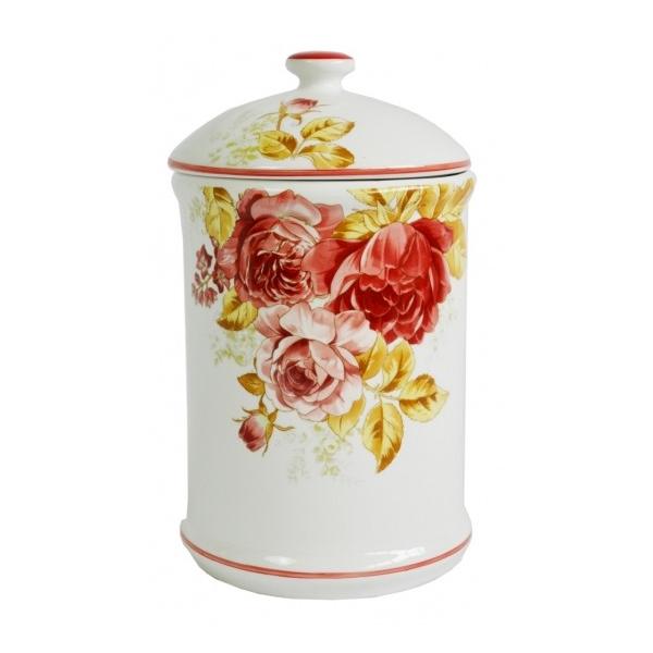 クラシックローズをモチーフにしたロイヤルアーデンの華やかなサニタリーポットです。トイレが華やかな雰囲気になります。トイレブラシとセットでエレガントな空間を演出してみてはいかがでしょう！化粧箱入りなので新築のお祝いなどのプレゼントにも喜んでい...