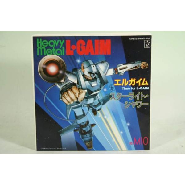 アニメ「重戦機エルガイム」　主題歌オープニング「エルガイム　Time for L-GAIME」収録したシングルレコード。ジャケットにイタミあり。中古品 ＜送料参考データ＞・外寸：約１８０ミリ×１８０ミリ×２ミリ・商品のみ重量：約５０グラム※...