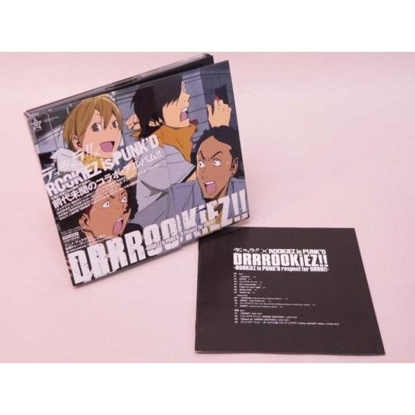 CD「ROOKiEZ is PUNK'D DRRROKiEZ！！　ROOKiEZ is PUNK'D respect for DRRR！！＜期間生産限定盤＞」です。ミュージックビデオと「デュラララ！！」ゲームOPムービーを収録したDVD付き...