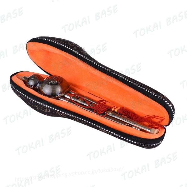 仕様:材料: 銅メッキキー: cアイテムのサイズ: 約。 41*10*10 センチメートル/16.1*3.9 * 3.9inをアイテムの重量: 185 グラム/6.5 オンスパッケージリスト:1 * hulusi1 * ケース1 * 中国結