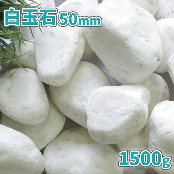 白色系の玉砂利、「白玉石」です。全体的に丸みを帯びている形状の砂利です。ひとことに「白色」とは言っても、稀に入る少し灰色掛かった白い石や、オレンジ,緑掛かった白い石が、天然石ならではの自然な雰囲気でお庭に明るさを演出します。■サイズ:約50...