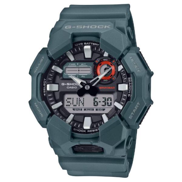 CASIO カシオ G-SHOCK Gショック ジーショック 海外モデル GA-010-2Aケースサイズ（縦×横×厚さ）：55.1 × 51.9 × 17.5 mm質量：67 gケース・ベゼル材質：カーボン（バイオマスプラスチック）／樹脂（...